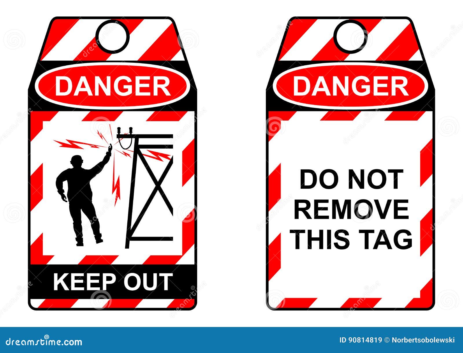 Electrical Hazards. Cartoon Vector | CartoonDealer.com #90814813