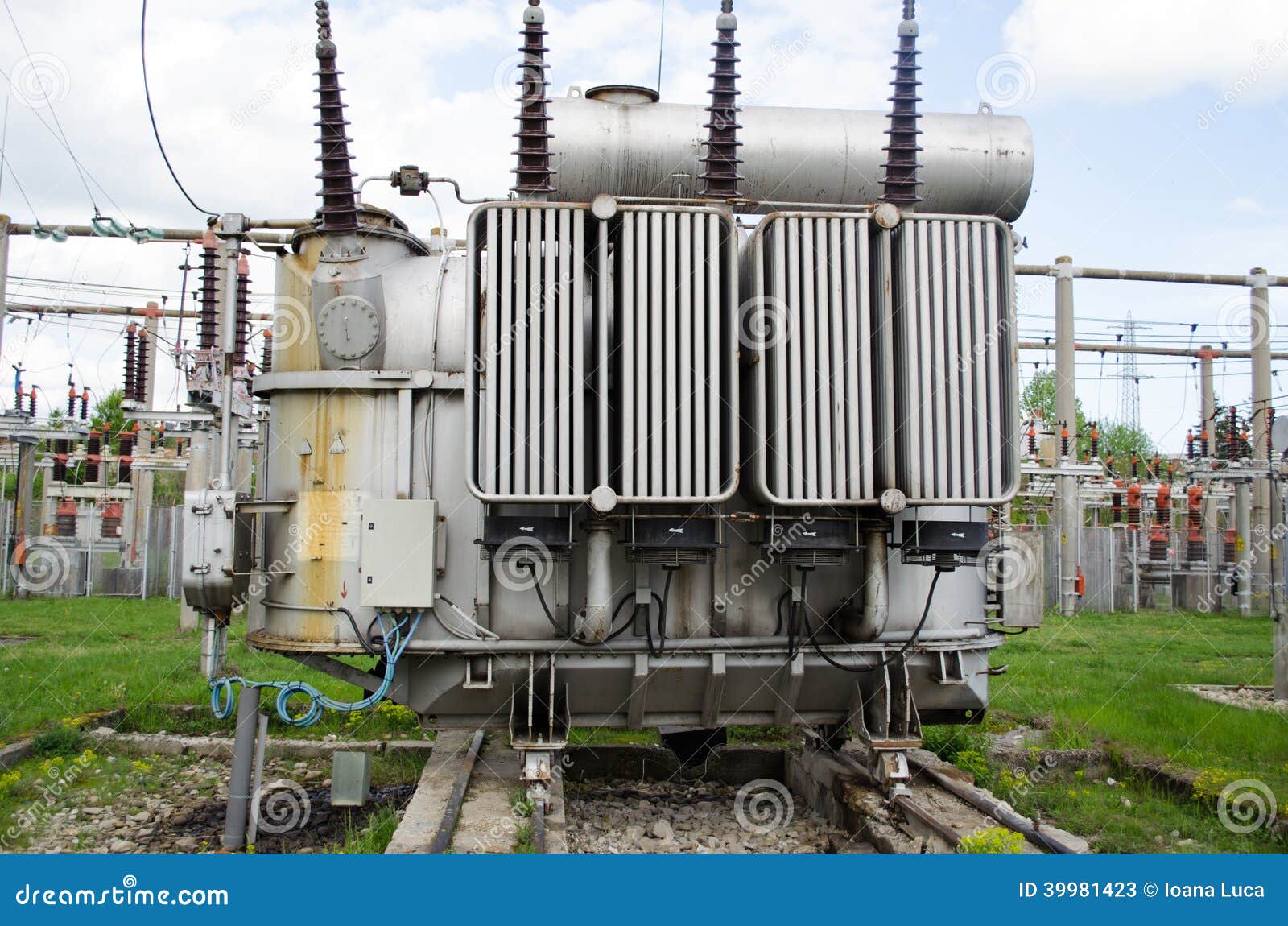 Electrical High Voltage Equipment Stock Image - Image of factory ...