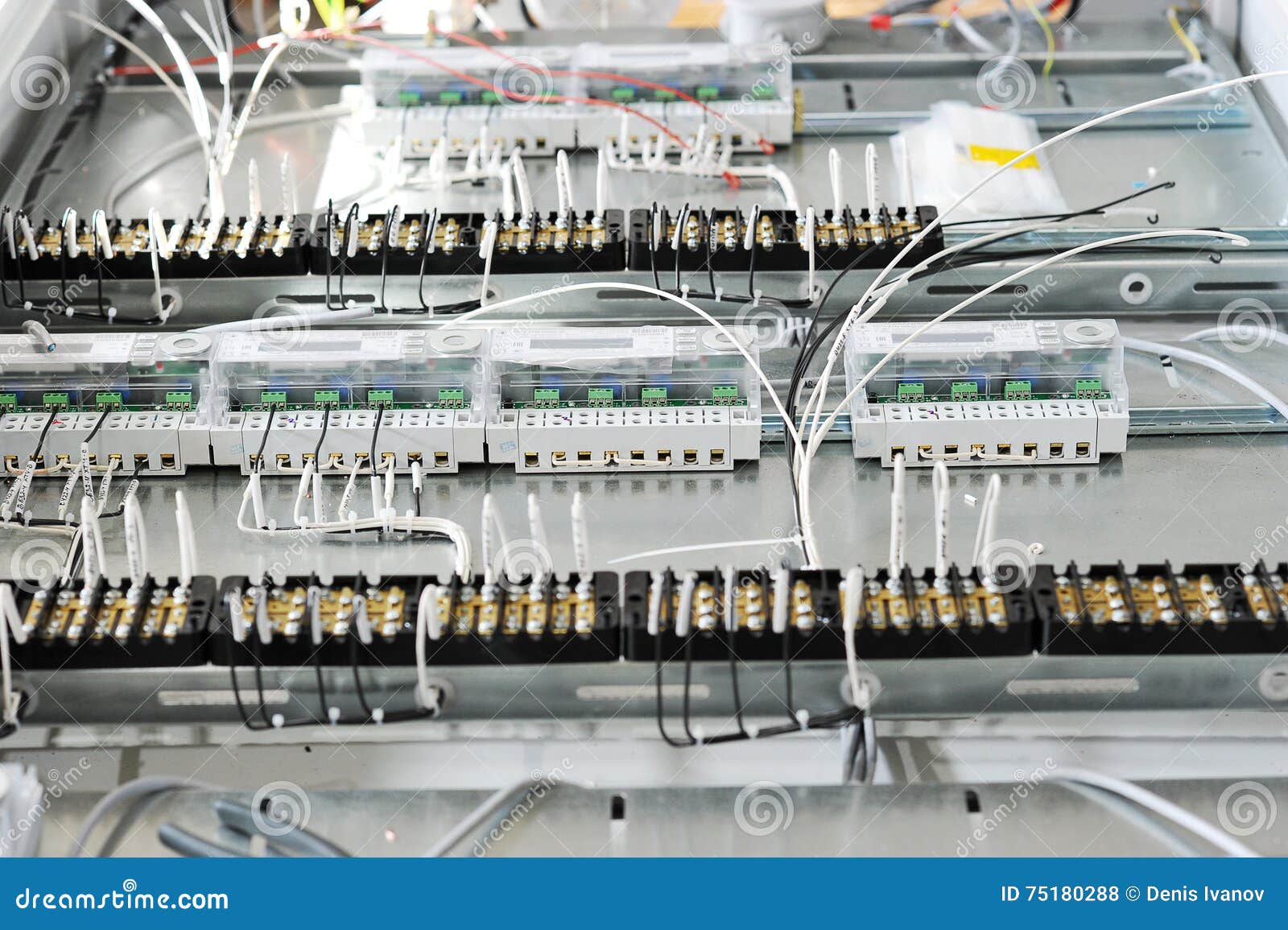 Electrical Installation Work Table Stock Photo - Image of element ...