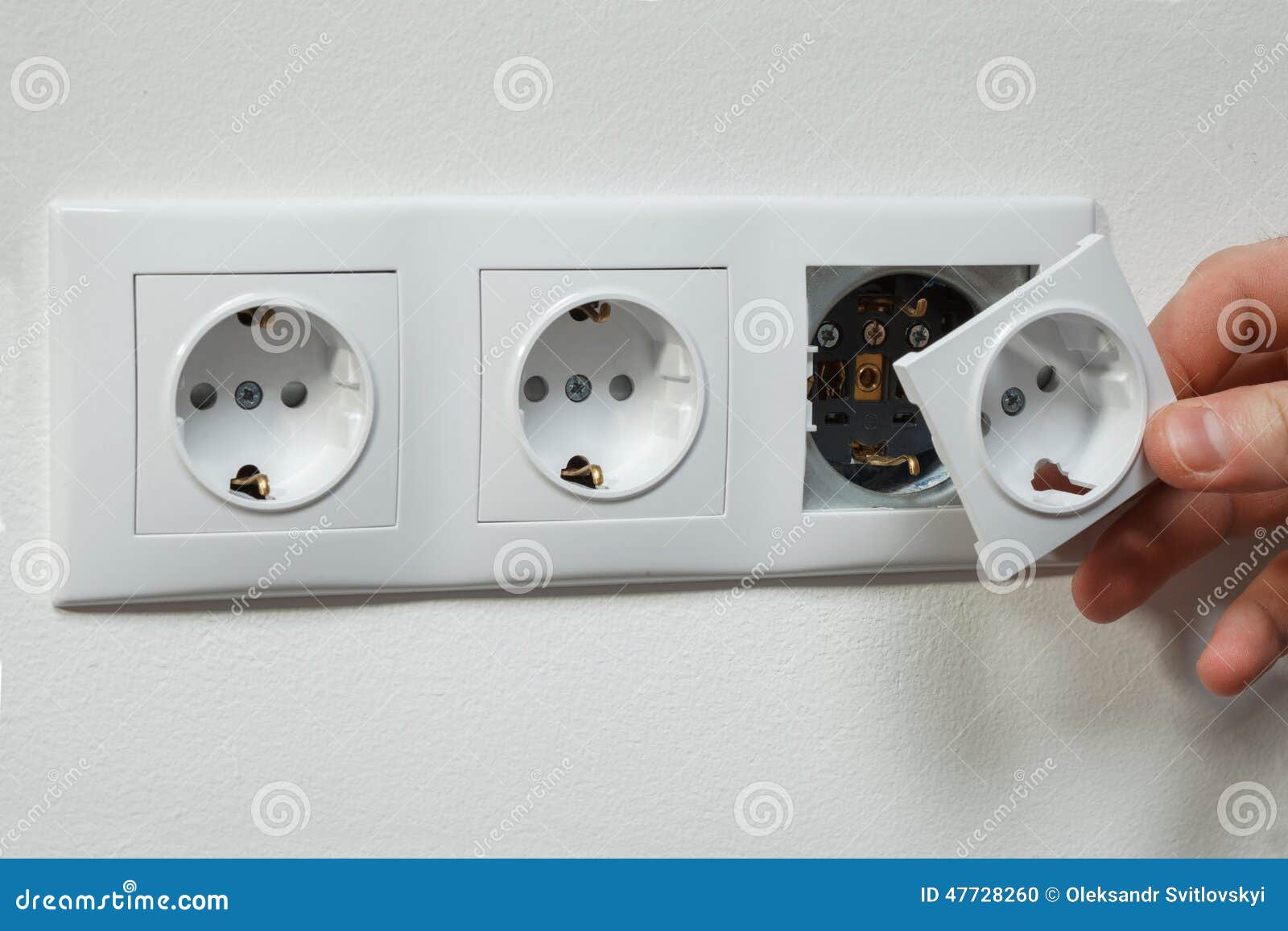Electrical installation stock photo. Image of electrician - 47728260