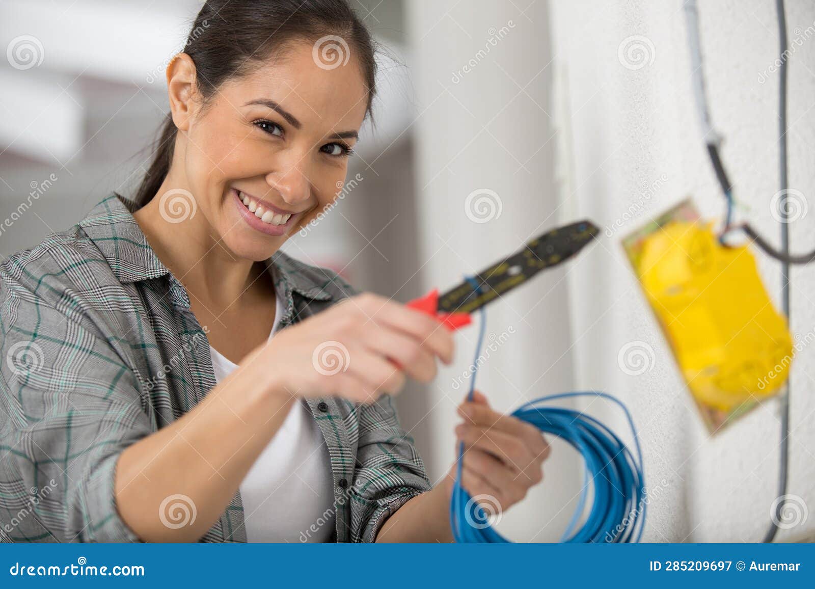 Electrical and Instrument Technician Troubleshooting Stock Image ...