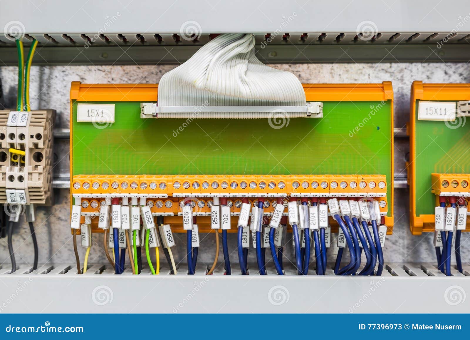Electrical interface board stock image. Image of circuit - 77396973