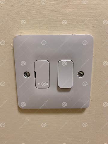 Electrical Isolation Switch with a Built in Fuse Compartment Stock ...