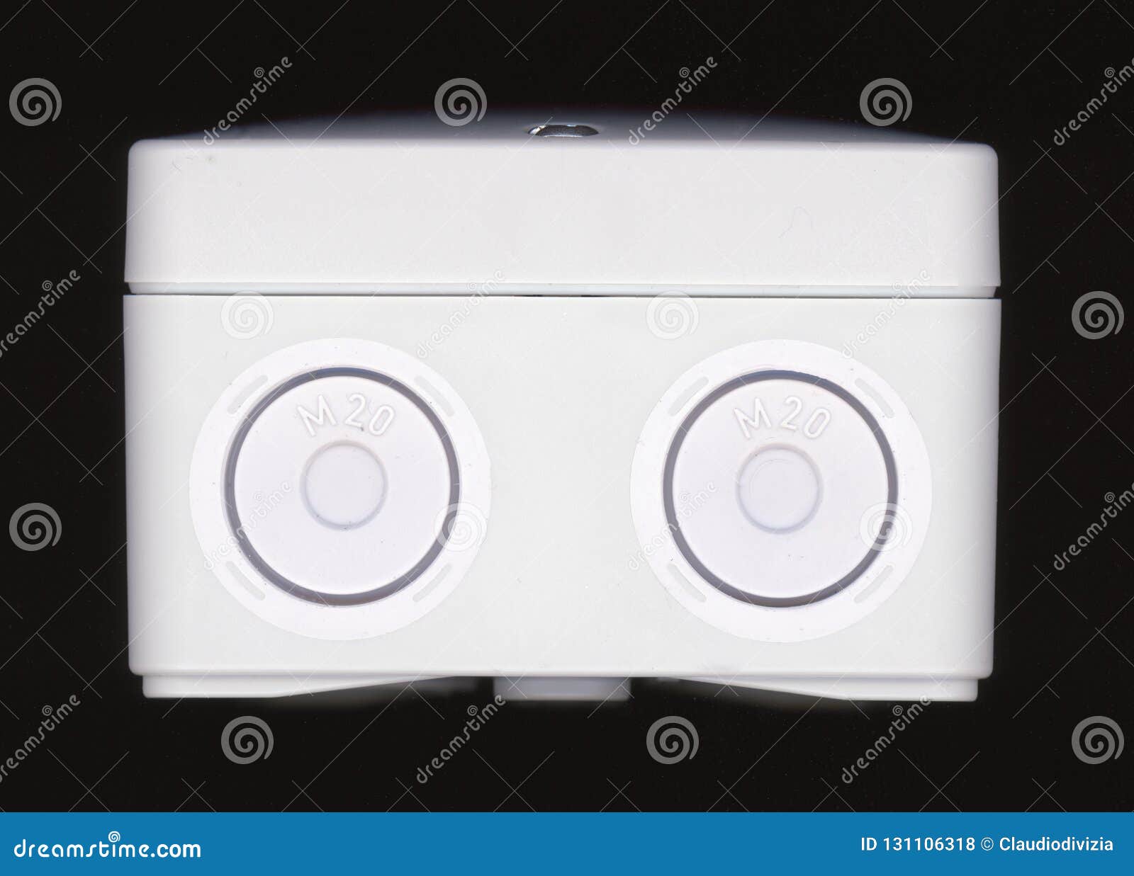 Electrical junction box stock photo. Image of connections - 131106318