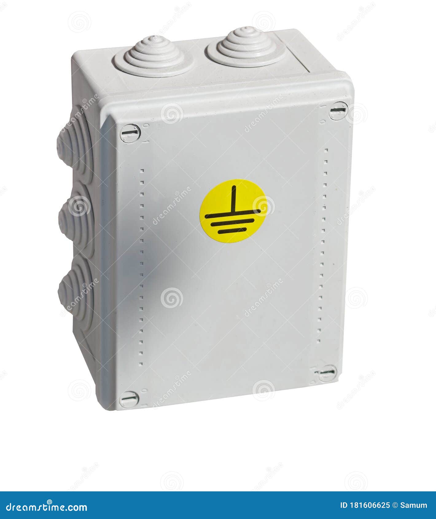 Electrical junction box stock image. Image of supply - 181606625