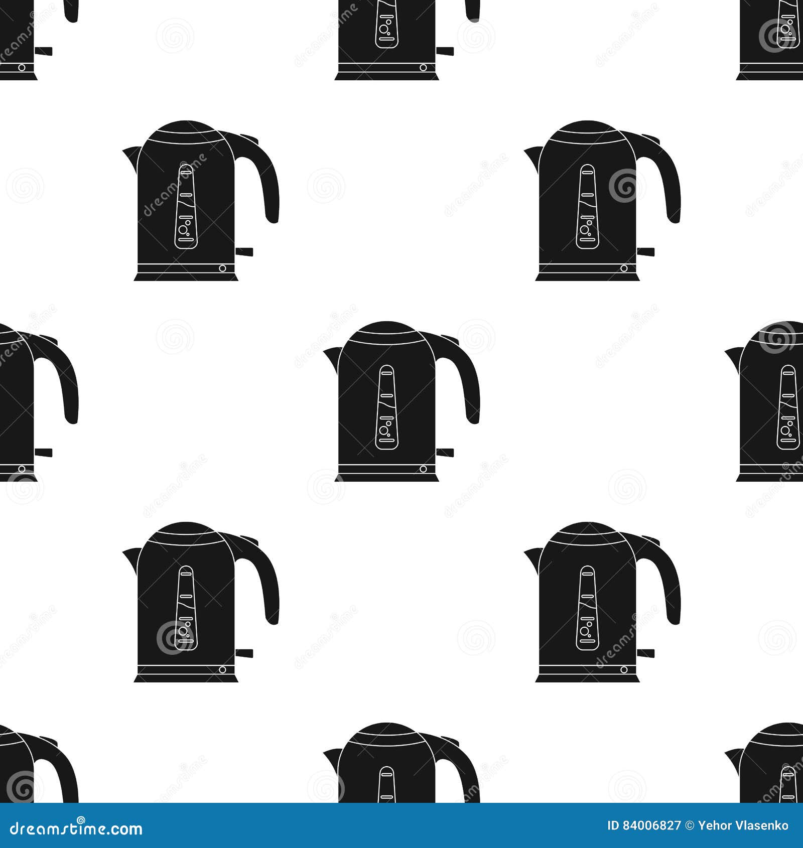 Electrical Kettle Icon in Black Style Isolated on White Background ...