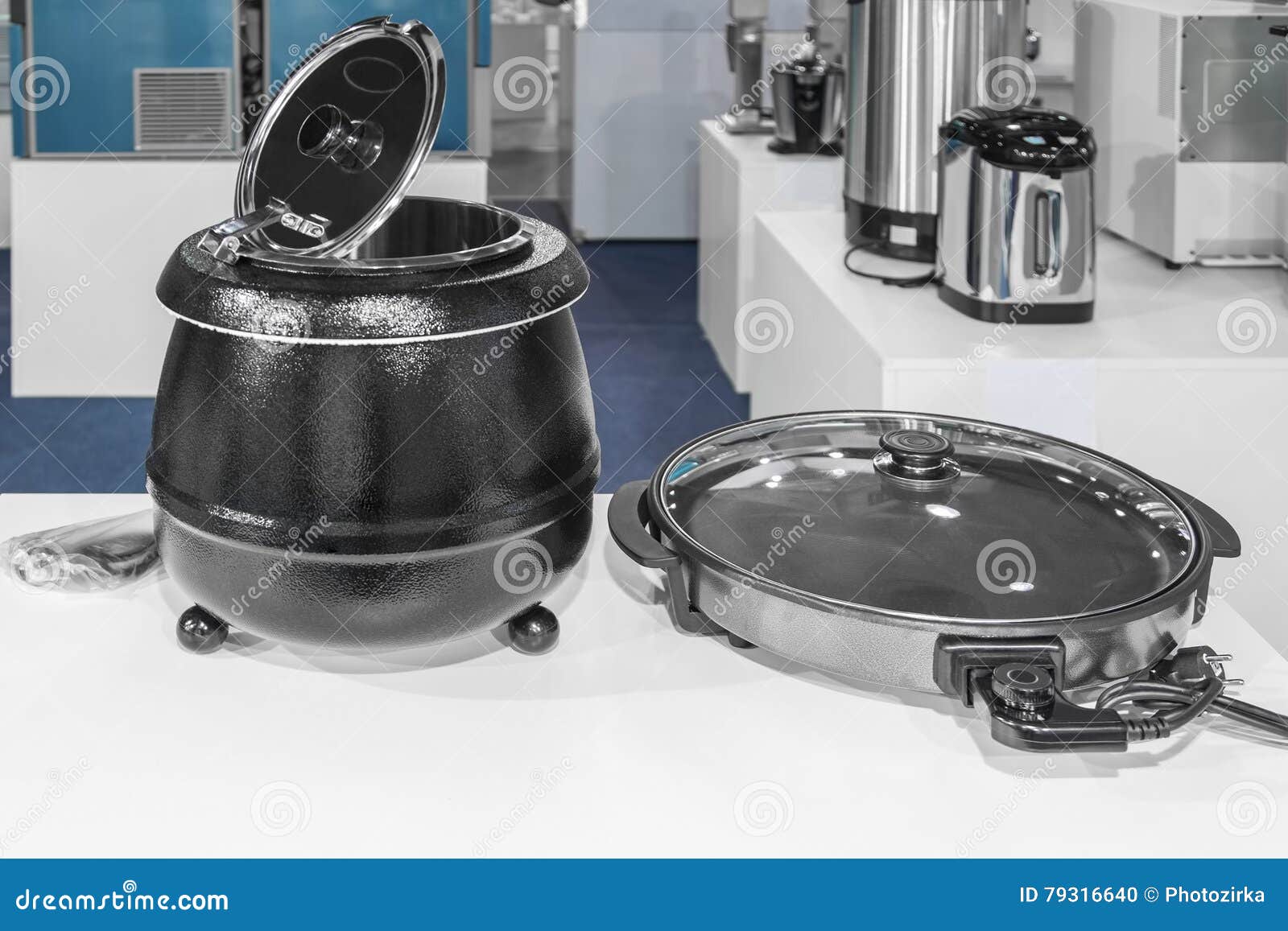 Electrical Kitchen Equipment Stock Photo - Image of cooking, metallic: 79316640