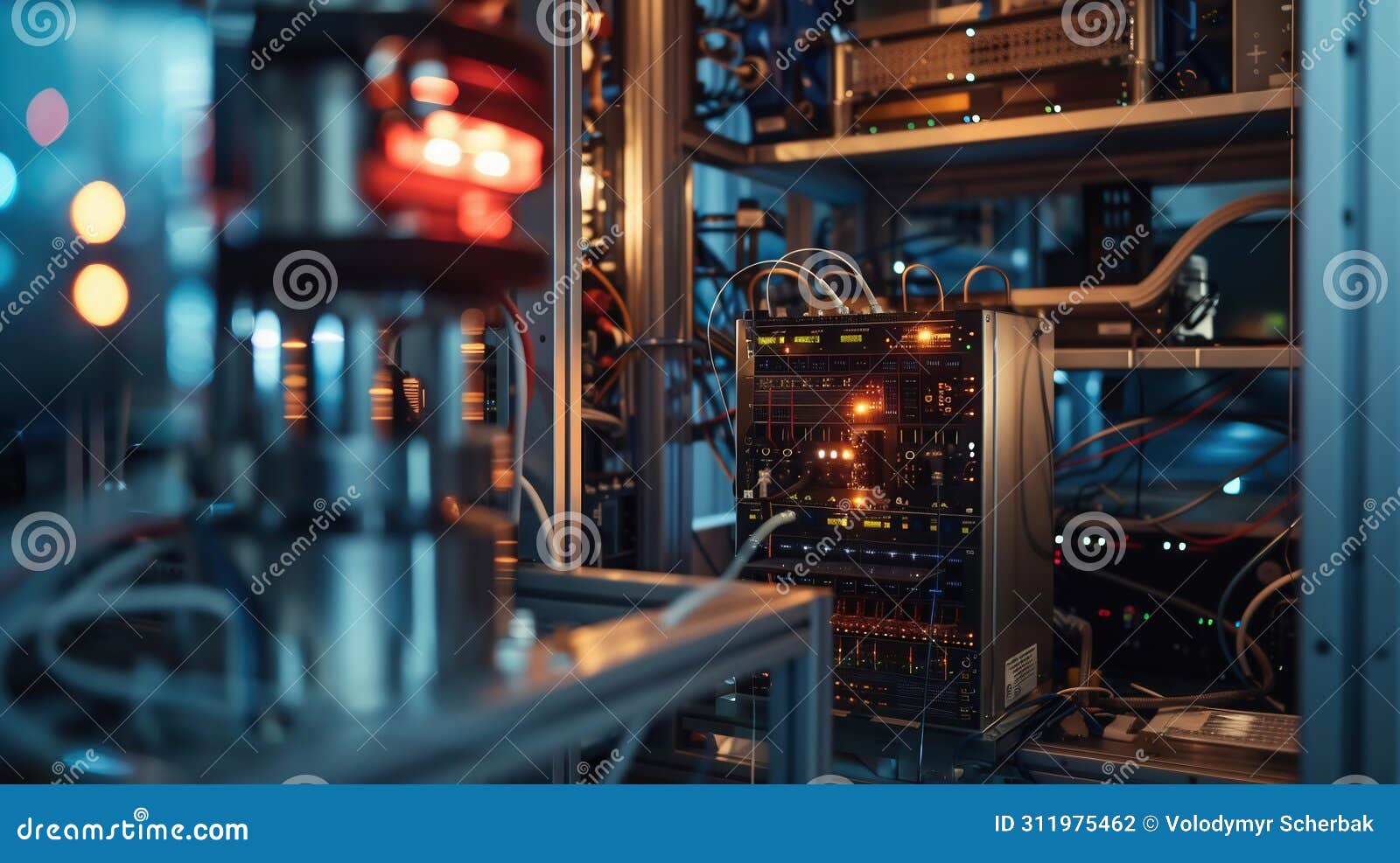 Quantum Computer in the Laboratory: Image of a Quantum Computer ...