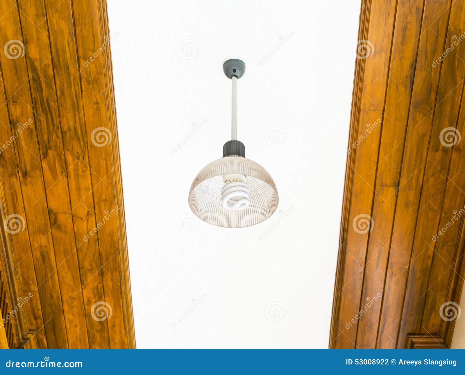 Electrical Lamp Installed in the Ceiling Stock Photo - Image of ...