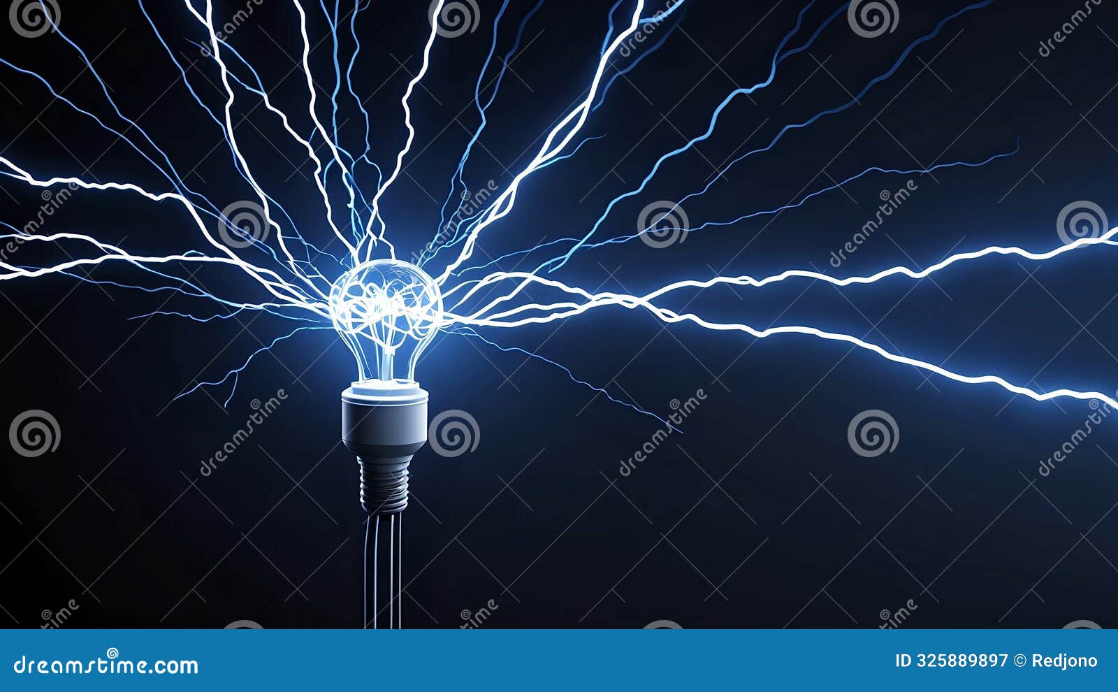 Electrical Light Bulb Voltage Bright Lighting Stock Illustration ...