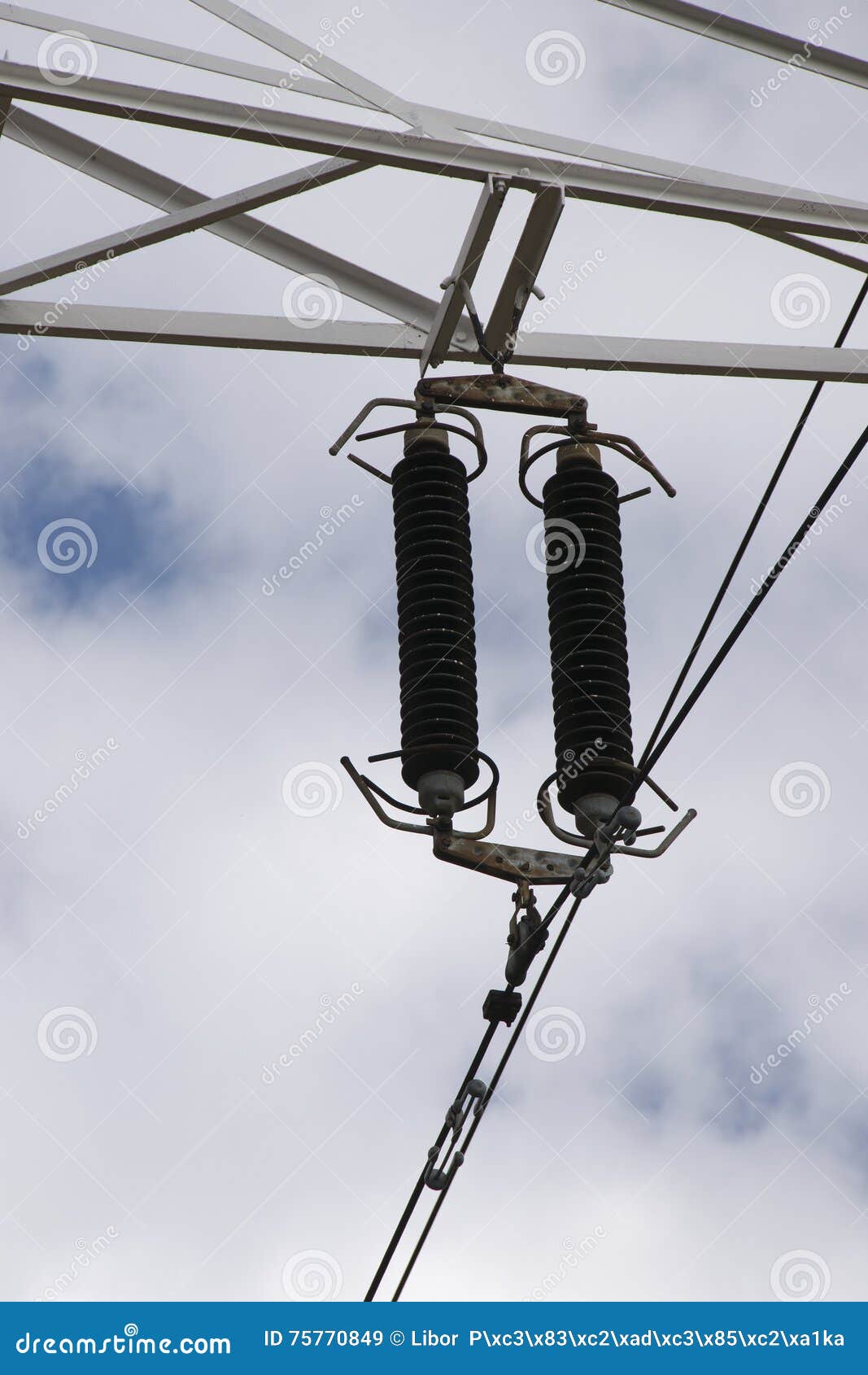 Electrical lines power sky 库存图片. 图片 包括有 é‡ å©š, åÿºç¡€è®¾æ - 75770849