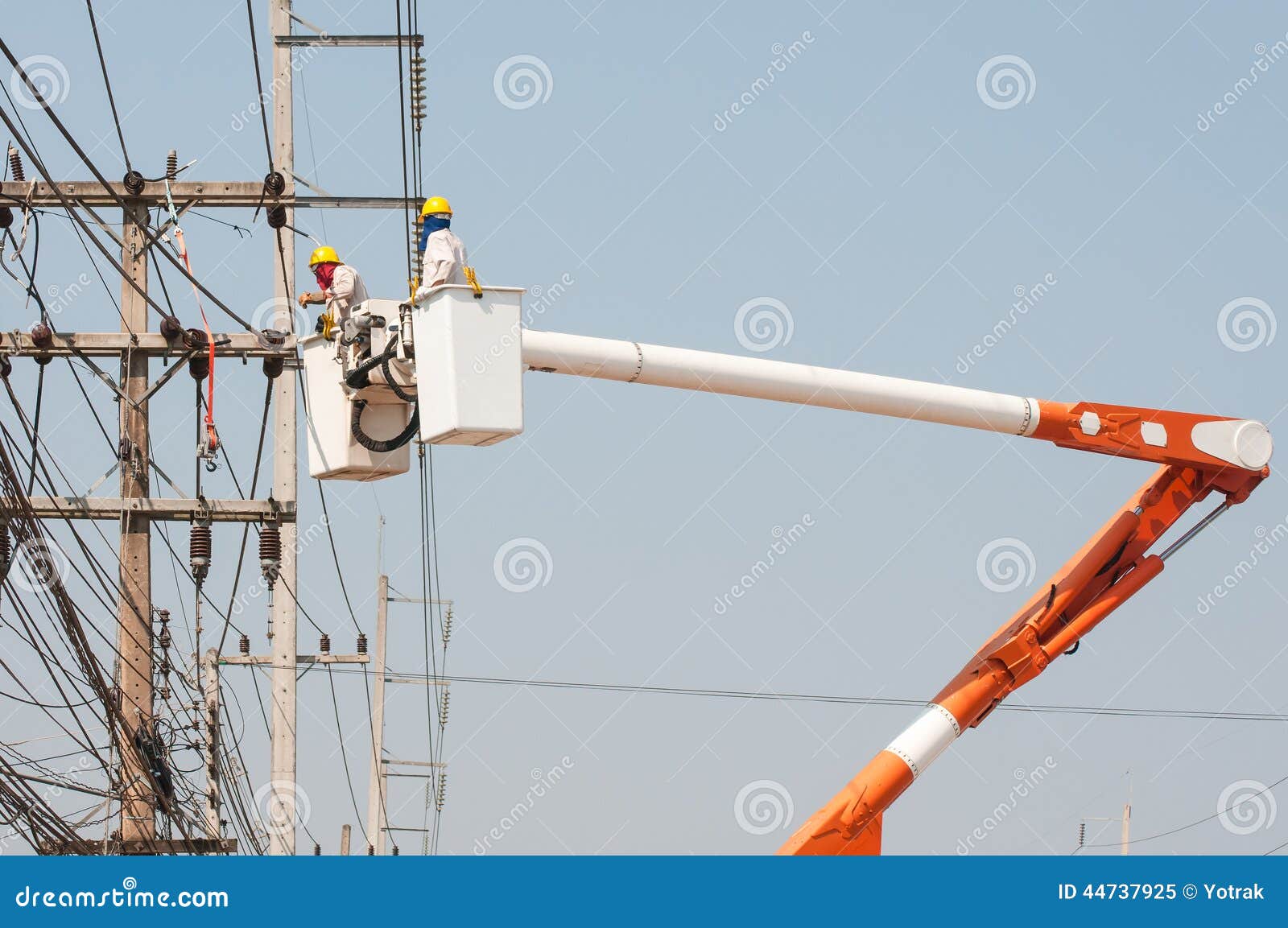 Electrical Maintenance Inspection.Tehnical Maintenance Worker Checks ...