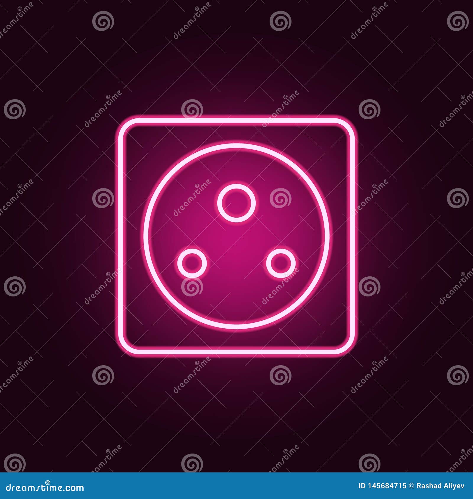 Electrical Marking Icon. Elements of Web in Neon Style Icons Stock ...