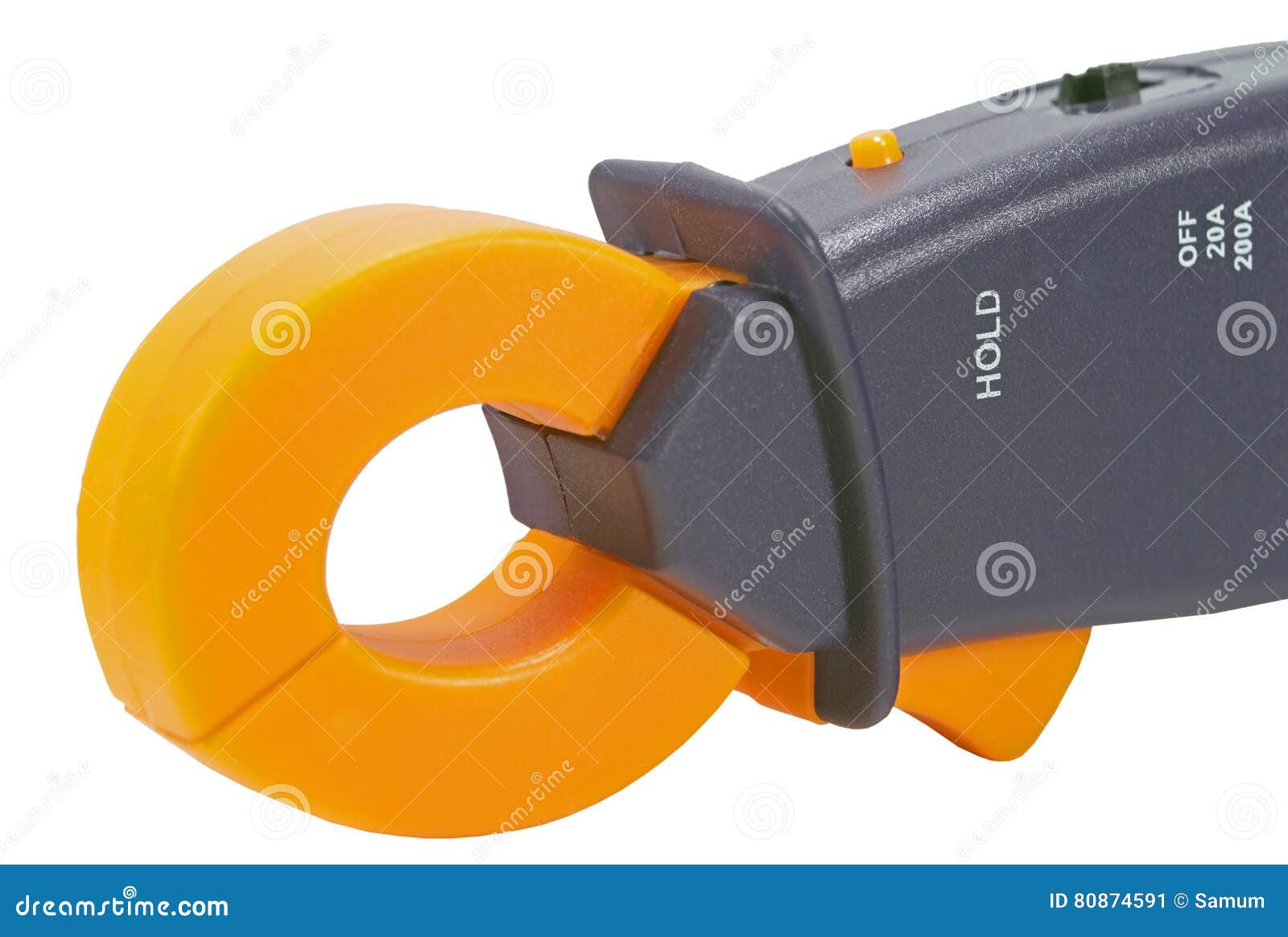 Electrical Measurements Clamp Meter Stock Image - Image of equipment ...