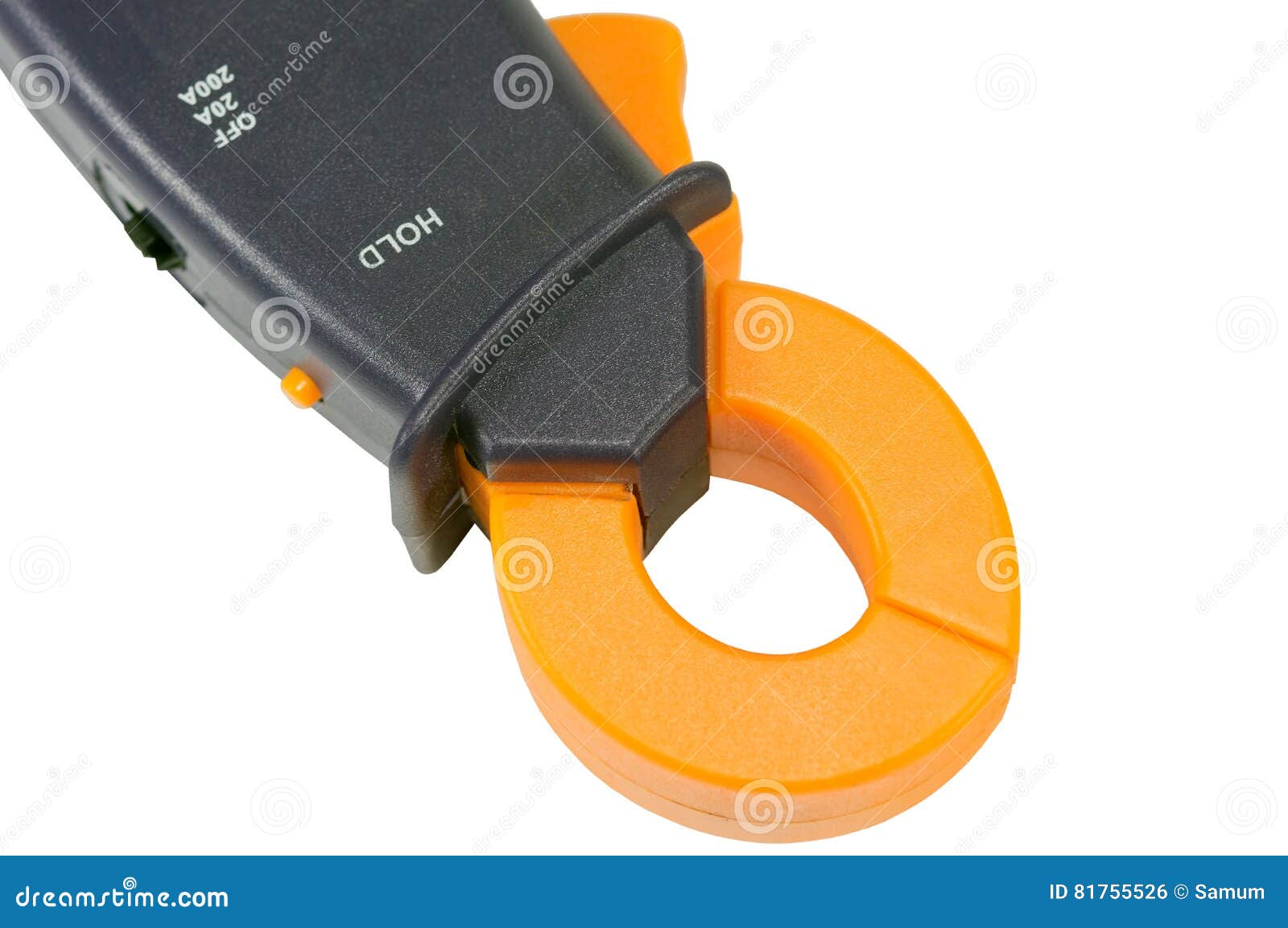 Electrical Measurements Clamp Meter Stock Photo - Image of electric ...