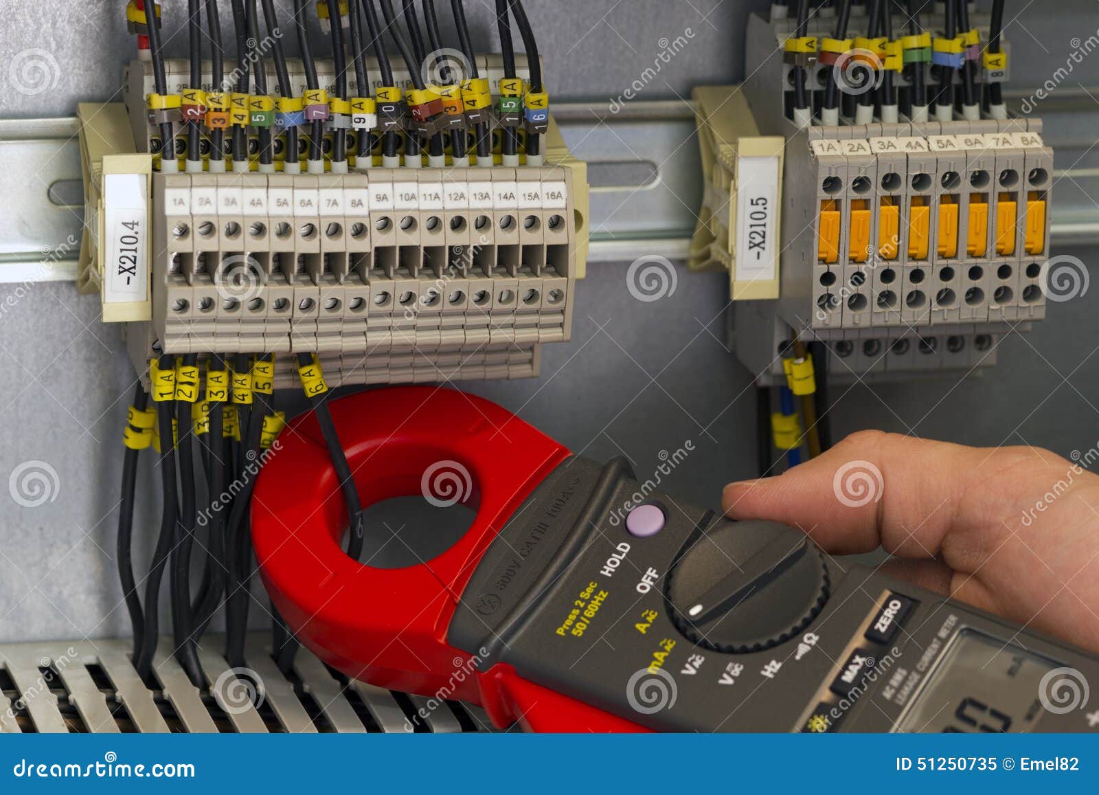 Electrical measurements stock image. Image of ampermeter - 51250735