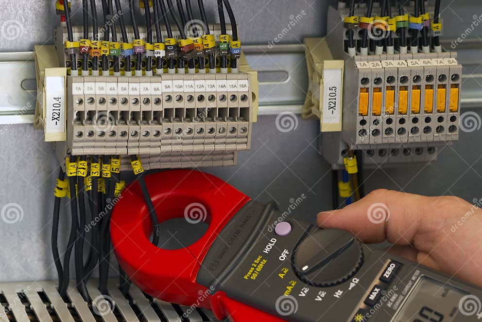 Electrical measurements stock image. Image of ampermeter - 51250735