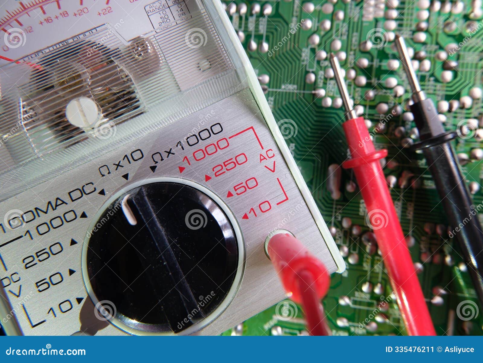 Electrical Measuring Instruments Stock Image - Image of soldered ...