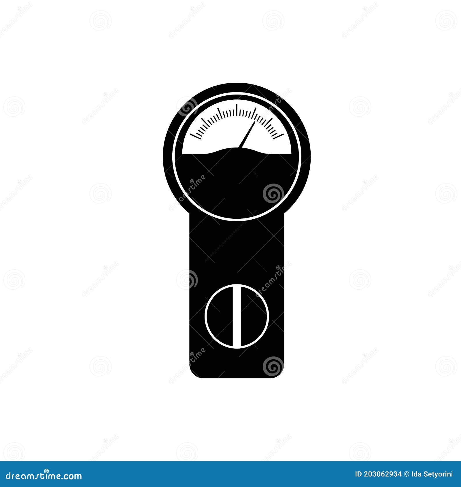 Electrical Measuring Instrument Logo Stock Vector - Illustration of ...