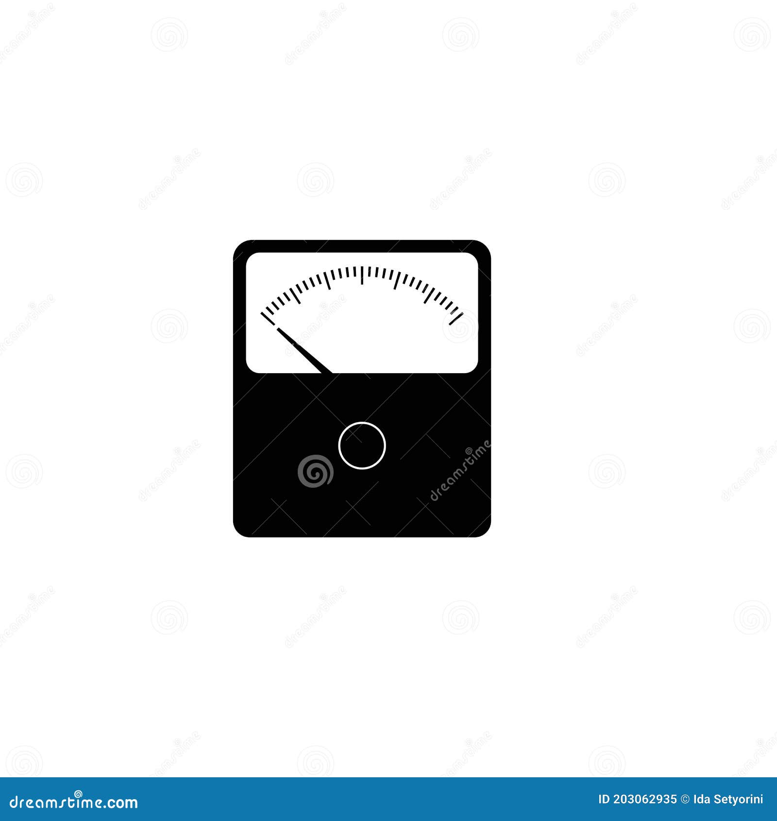 Electrical Measuring Instrument Logo Stock Vector - Illustration of ...
