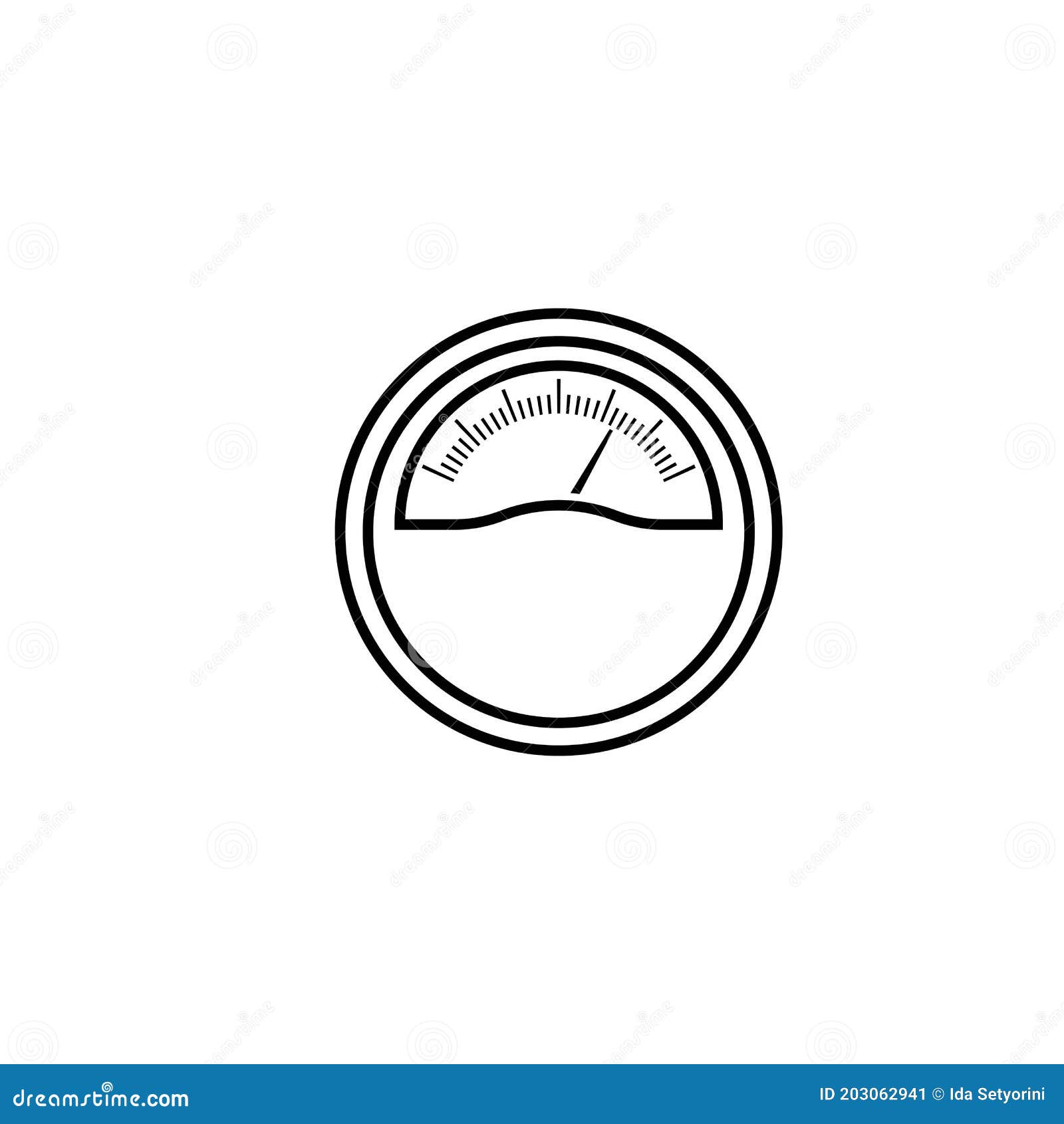 Electrical Measuring Instrument Logo Stock Vector - Illustration of ...