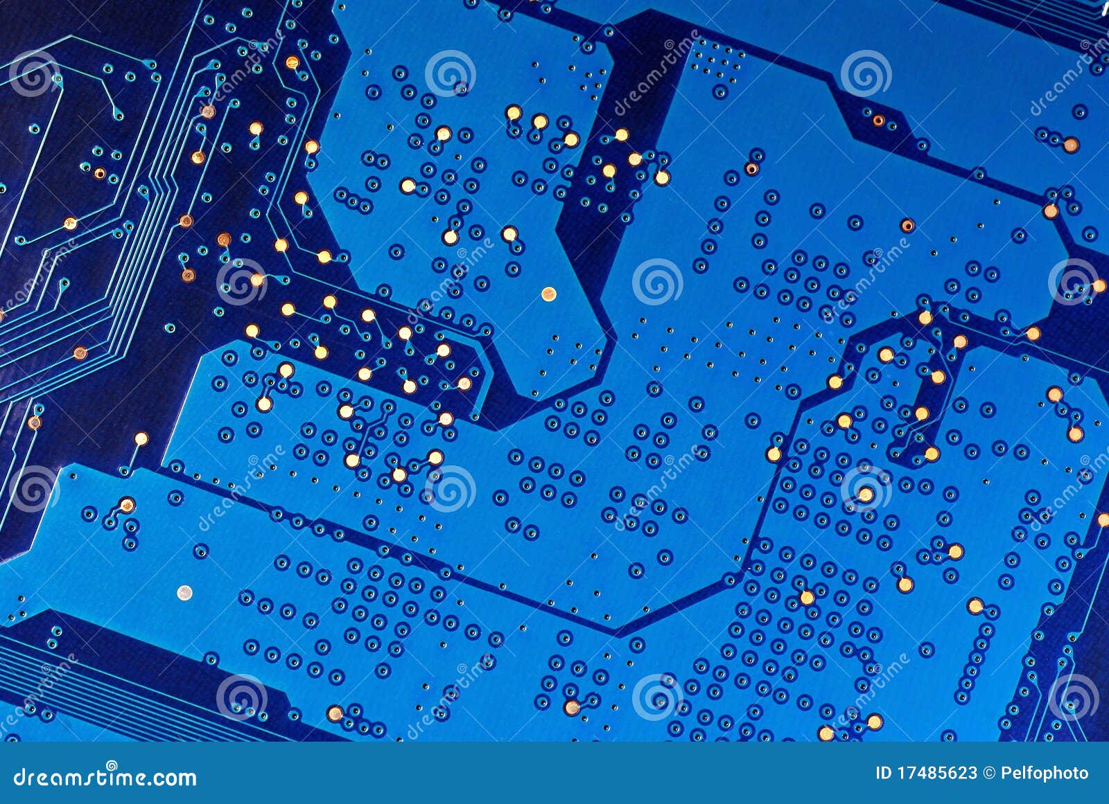 Electrical microcircuit. stock image. Image of conductor - 17485623