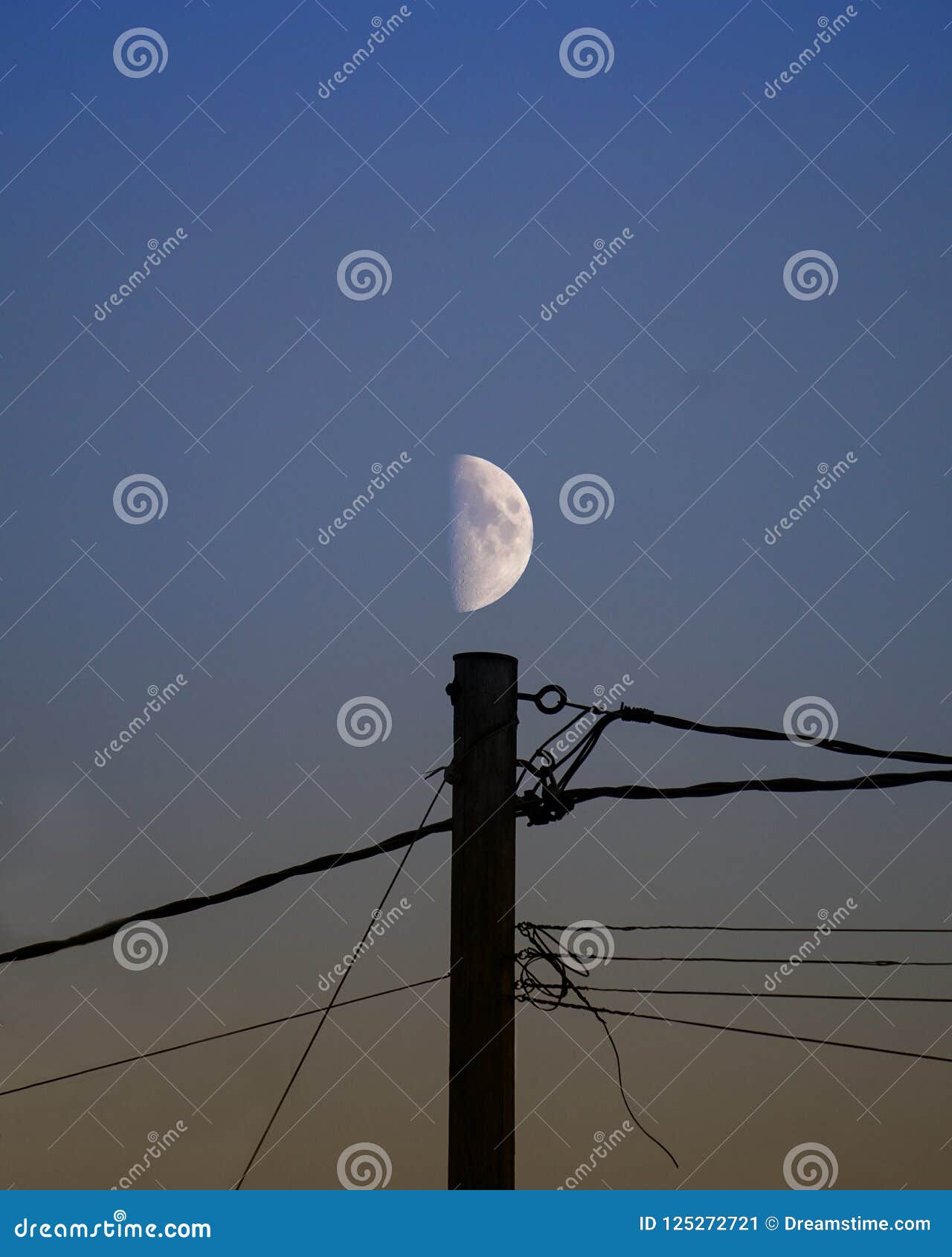 Electrical moon stock image. Image of wallpaper, background - 125272721