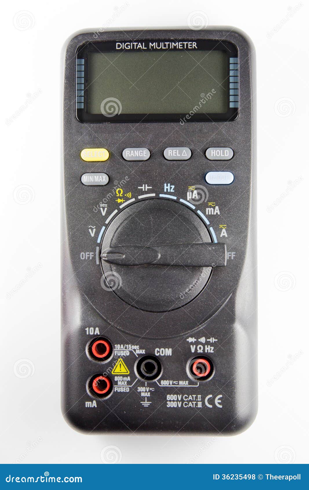 Electrical Multimeter stock photo. Image of electric - 36235498