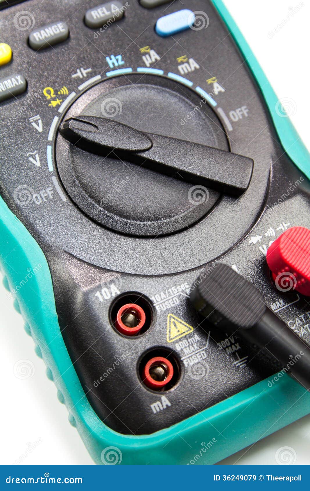 Electrical Multimeter stock image. Image of measuring - 36249079