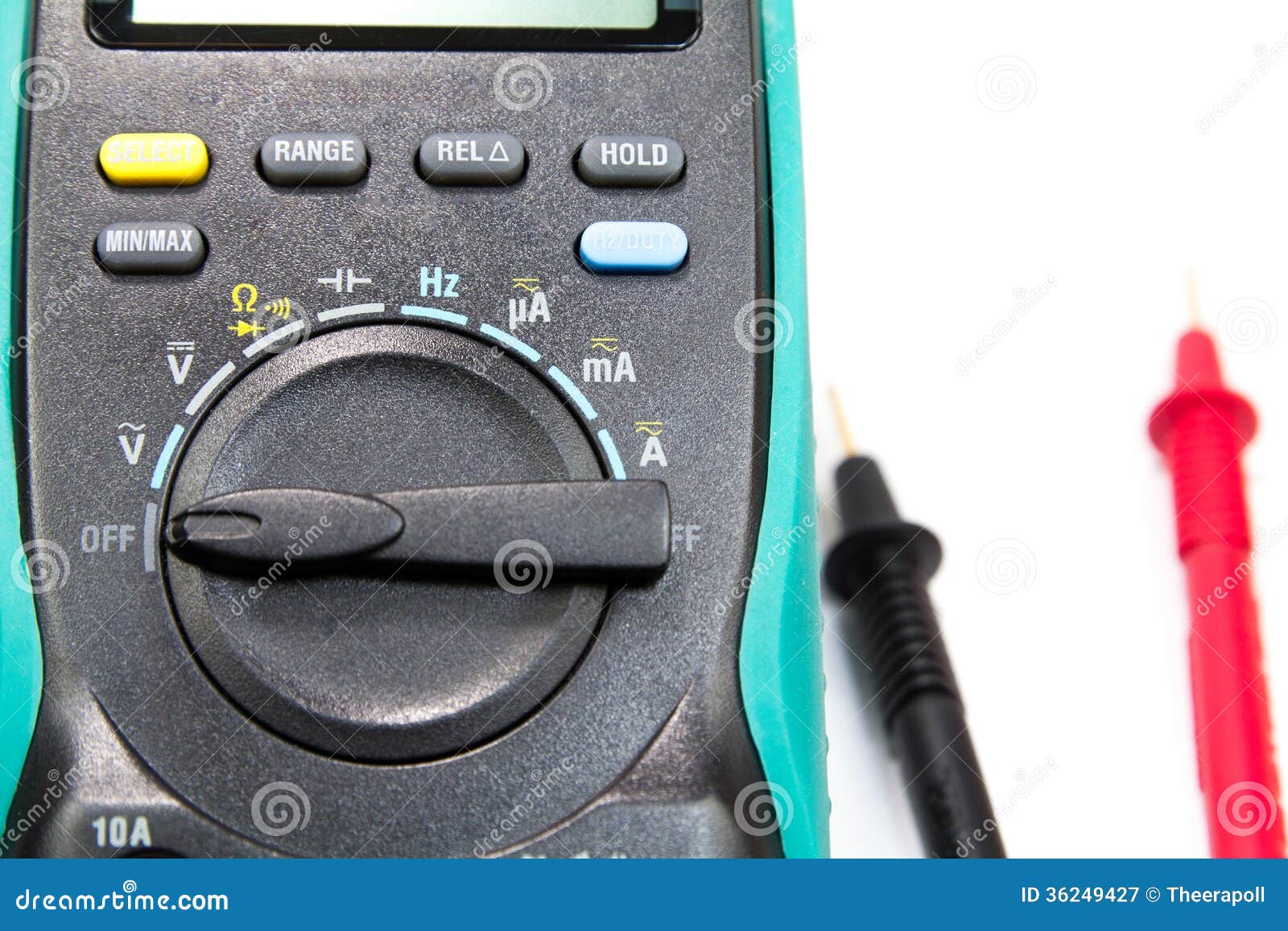 Electrical Multimeter stock image. Image of check, measurement - 36249427