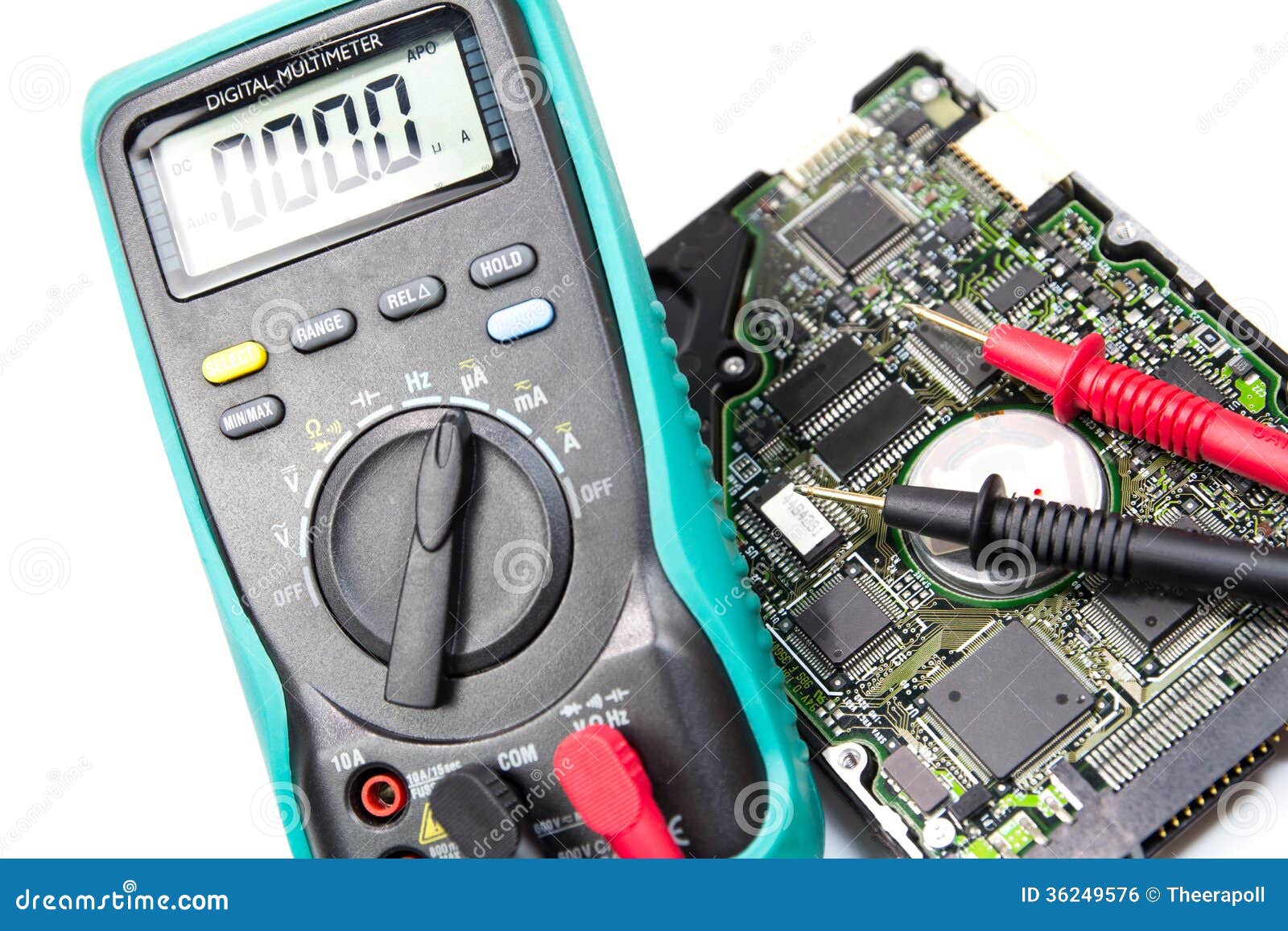 Electrical Multimeter stock photo. Image of electrical - 36249576