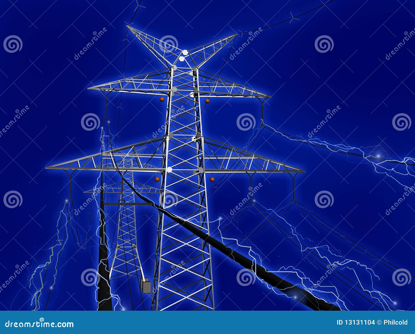 Electrical net stock illustration. Illustration of technology - 13131104