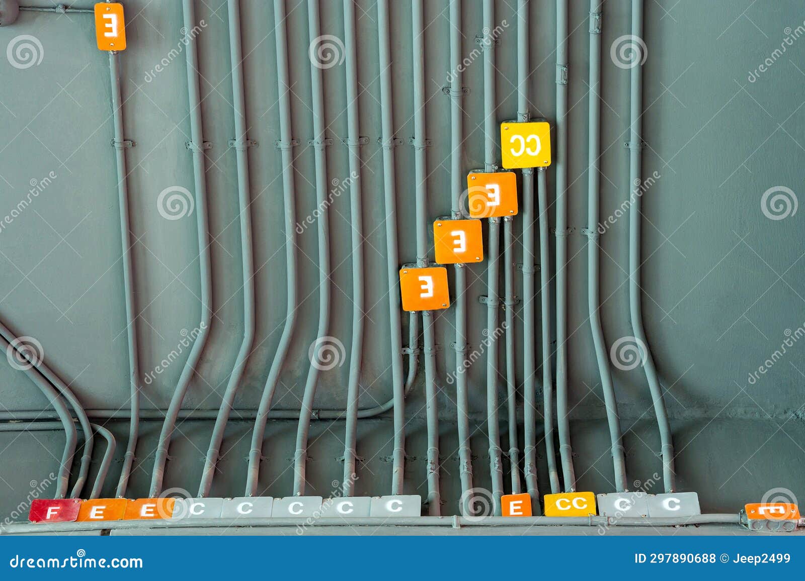 Network Installation. Network Cable On A Network HUB. Lan Cable ...