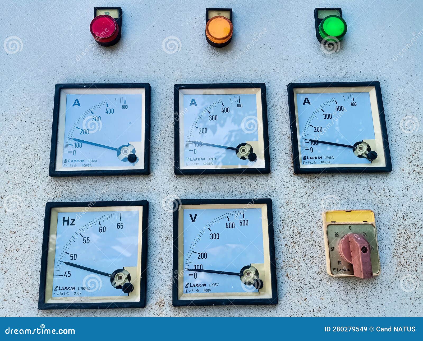 Electrical Network Installation Panel Box in the Office Stock Image ...