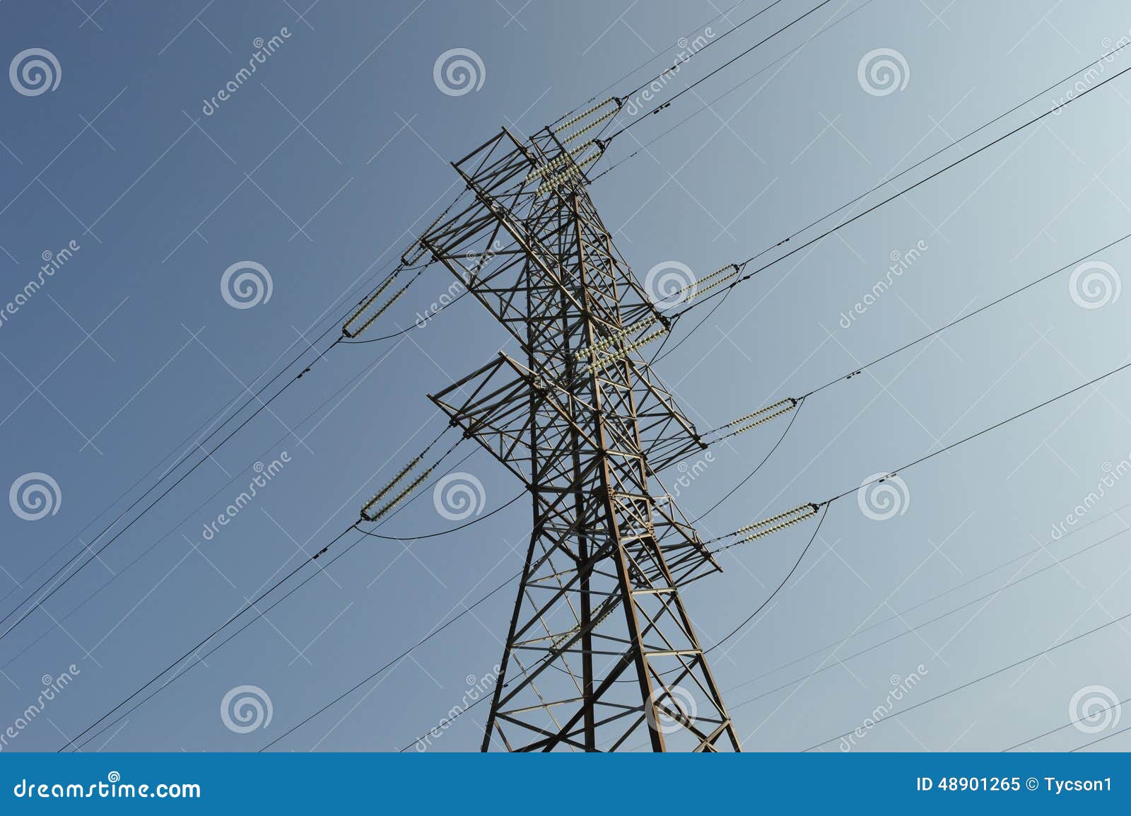 Electrical network tower stock image. Image of industry - 48901265