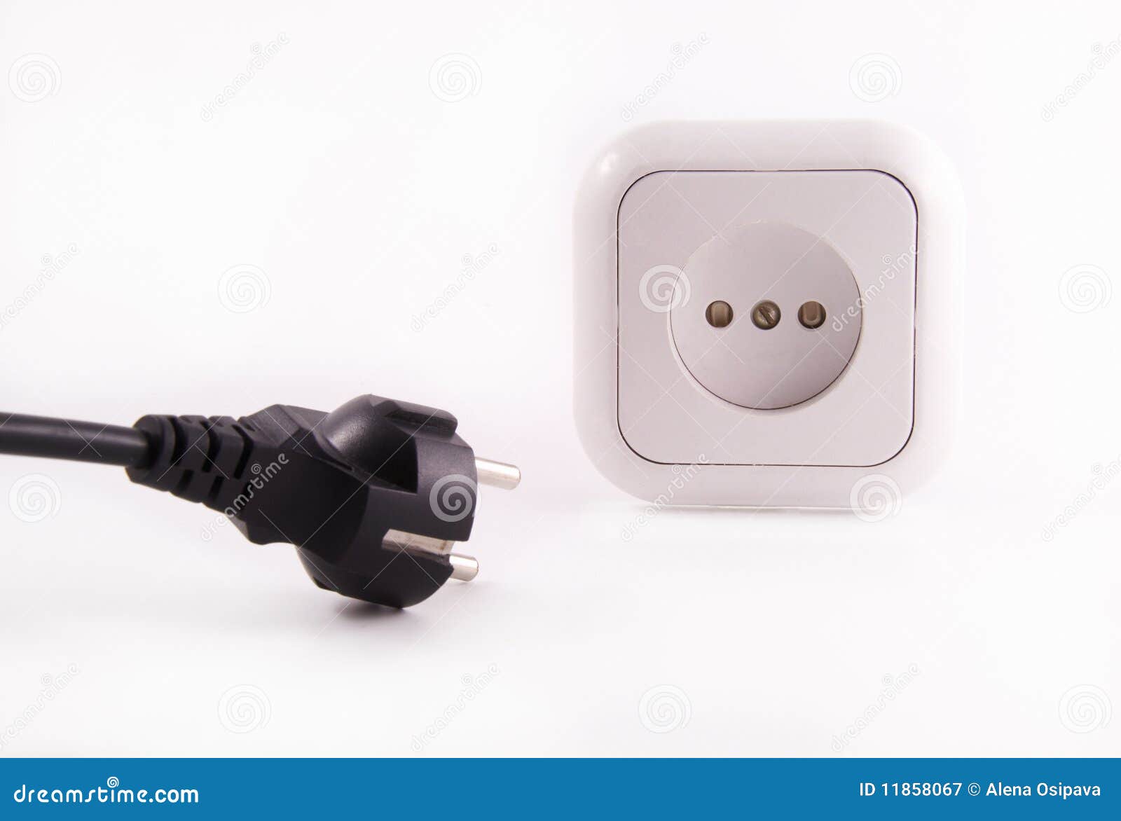 Electrical outlet stock image. Image of isolated, extension - 11858067