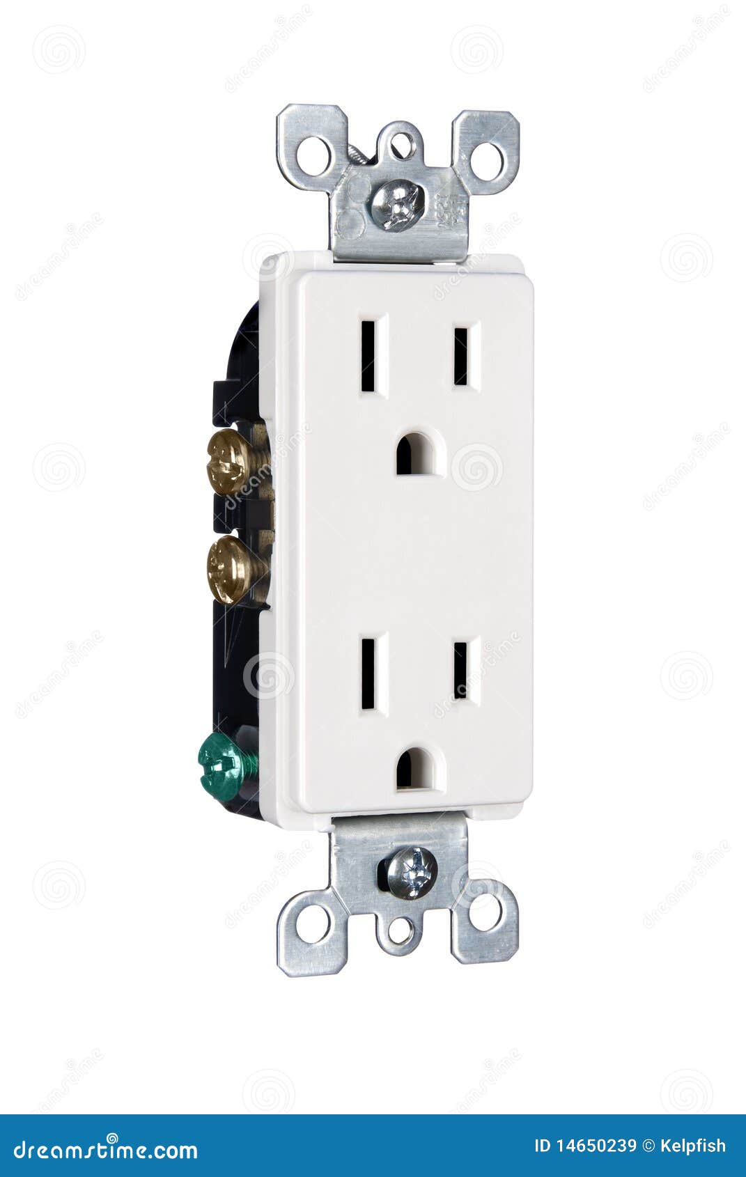 Electrical outlet stock image. Image of receptacle, white - 14650239