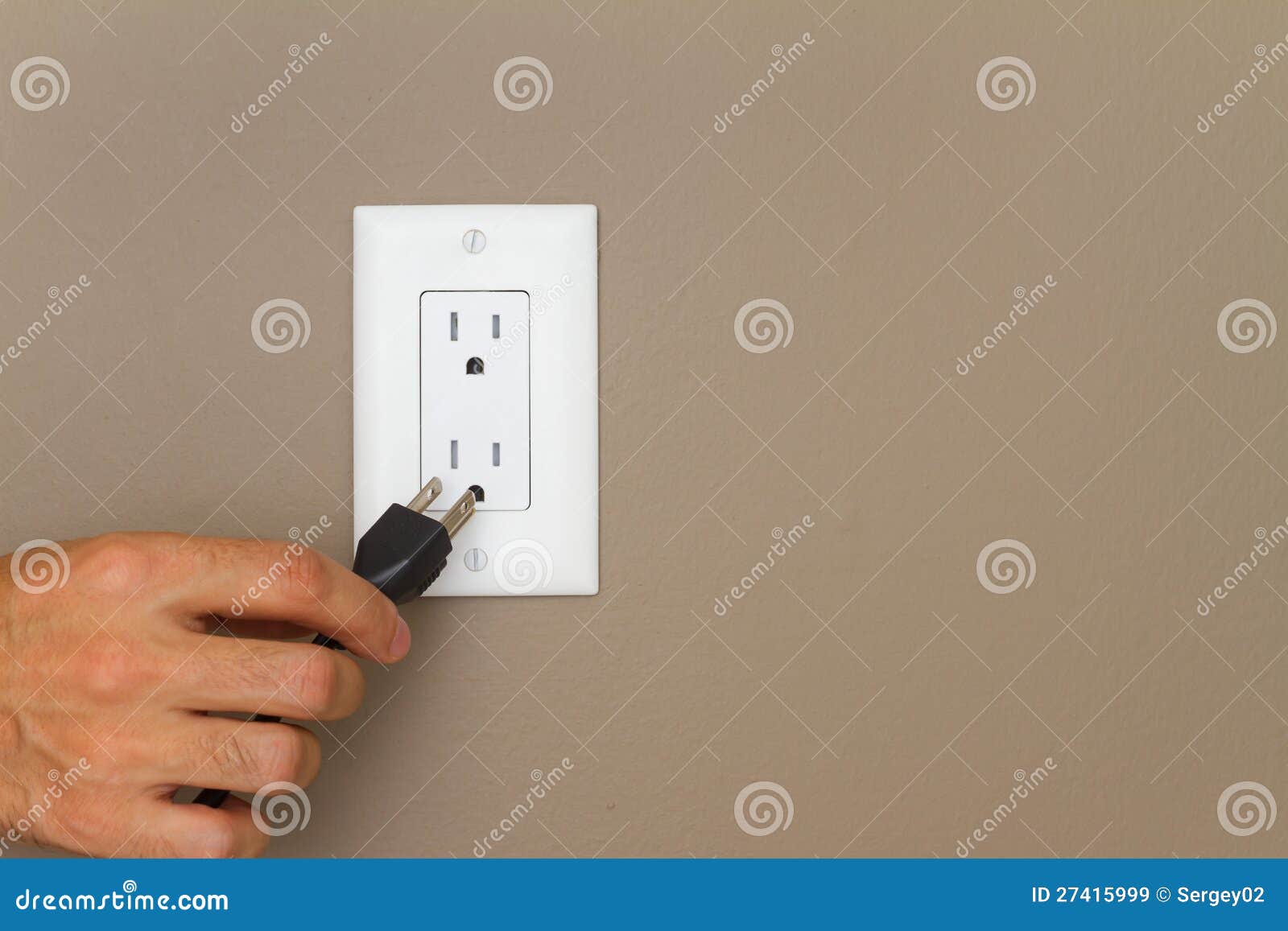 Electrical Outlet stock image. Image of appliance, fingers - 27415999