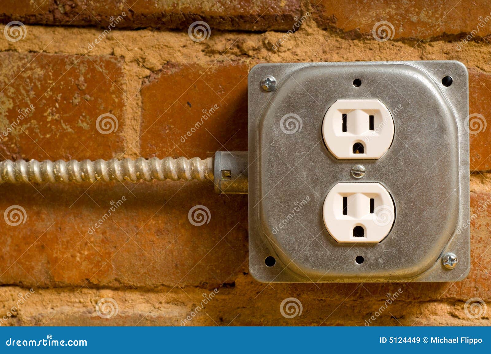 Electrical Outlet stock image. Image of electric, wired - 5124449