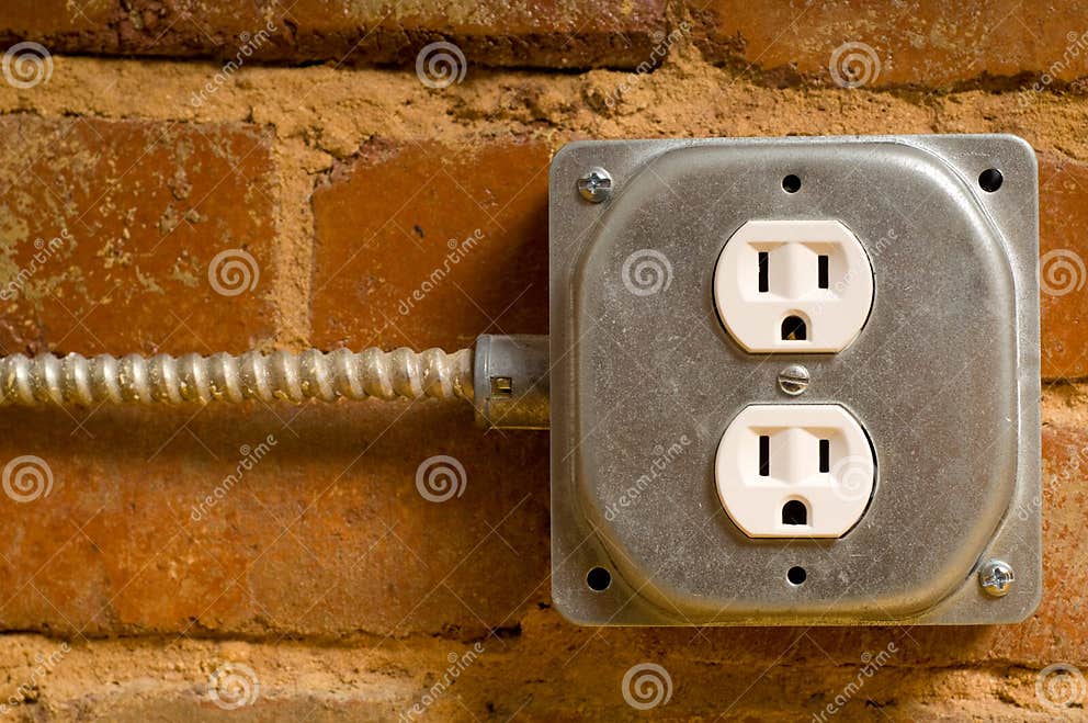 Electrical Outlet stock image. Image of electric, wired - 5124449