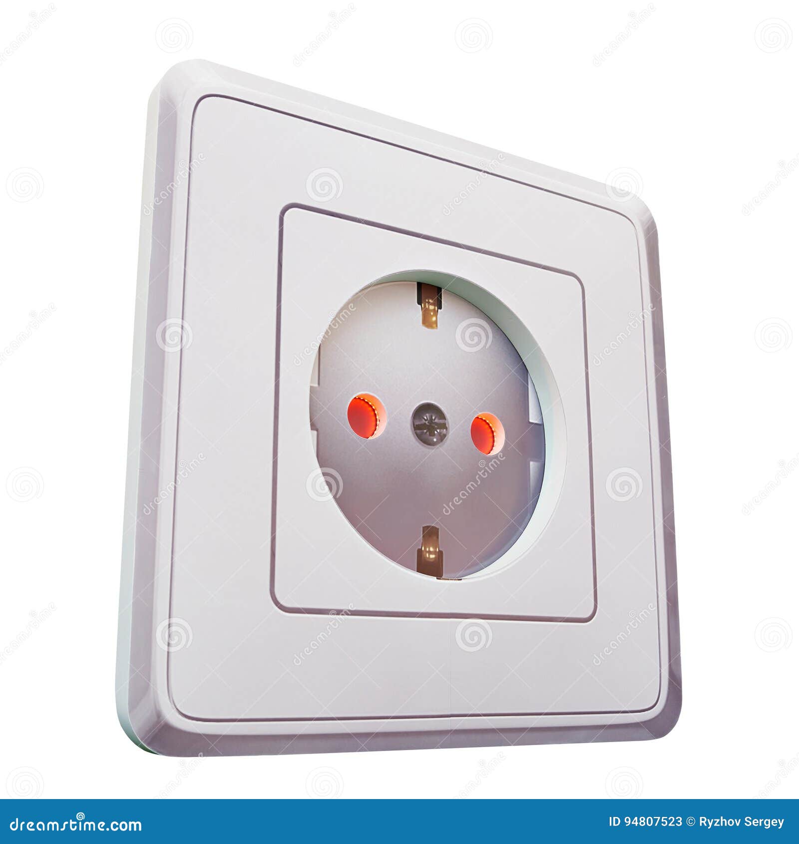 Electrical outlet isolated stock image. Image of energy - 94807523