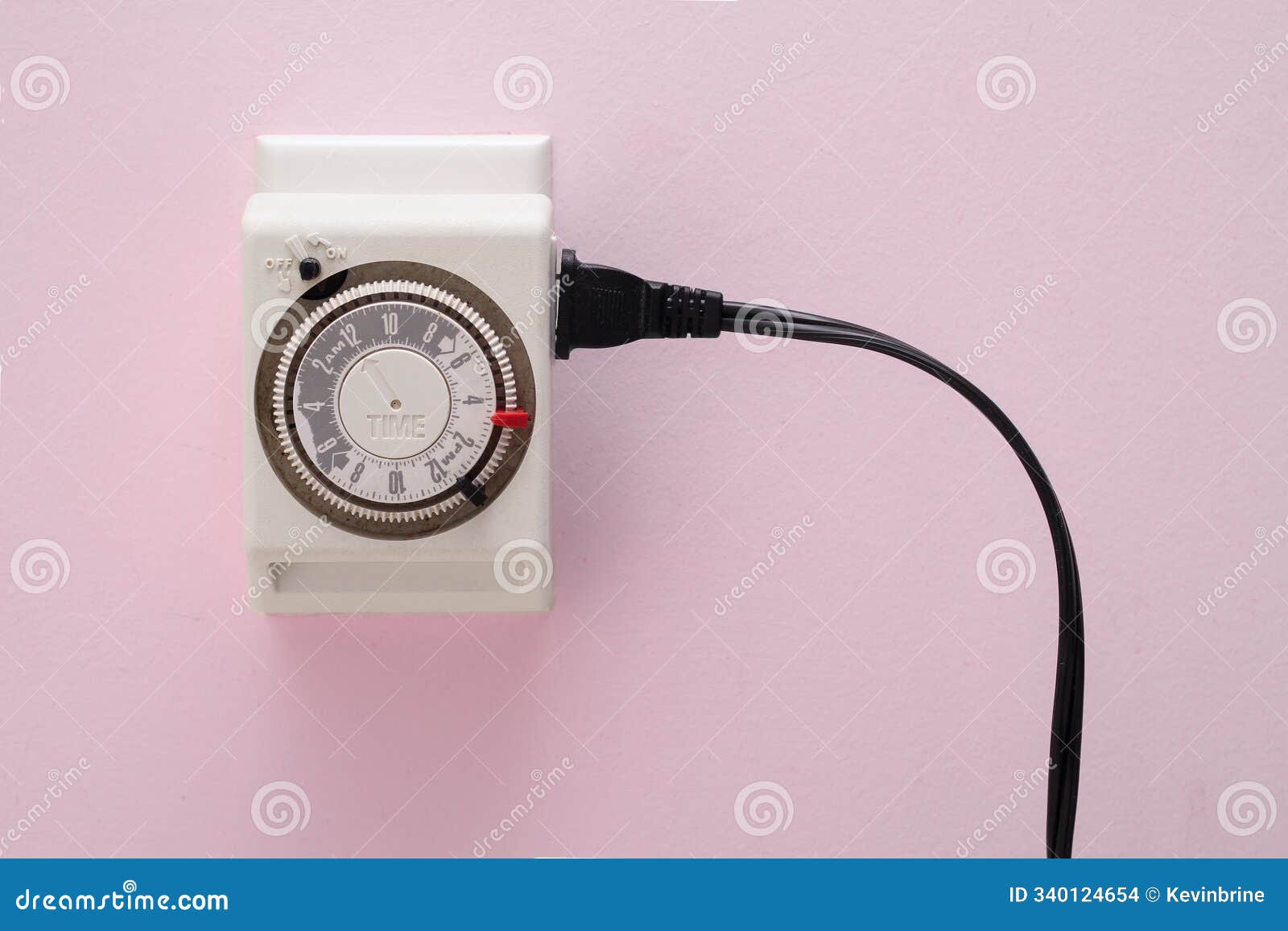 Electrical Outlet Timer stock photo. Image of wall, outlet - 340124654