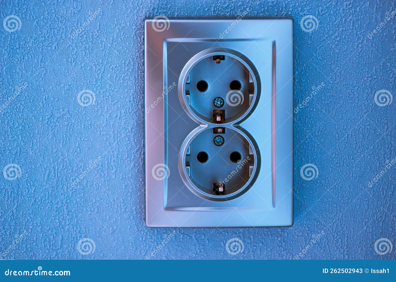Electrical Outlet. Two Pin Socket Euro Stock Image - Image of glamour ...