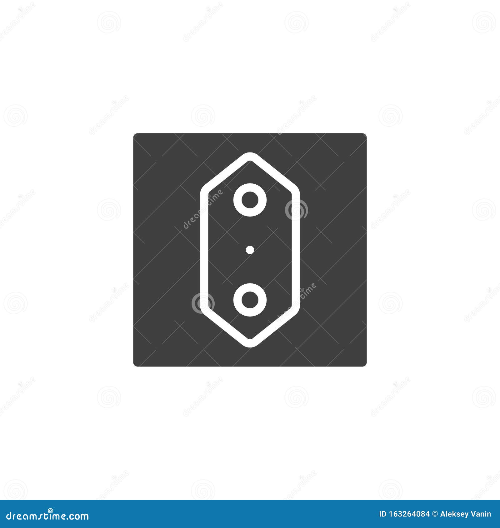 Electrical Outlet Vector Icon Stock Vector - Illustration of vertical ...