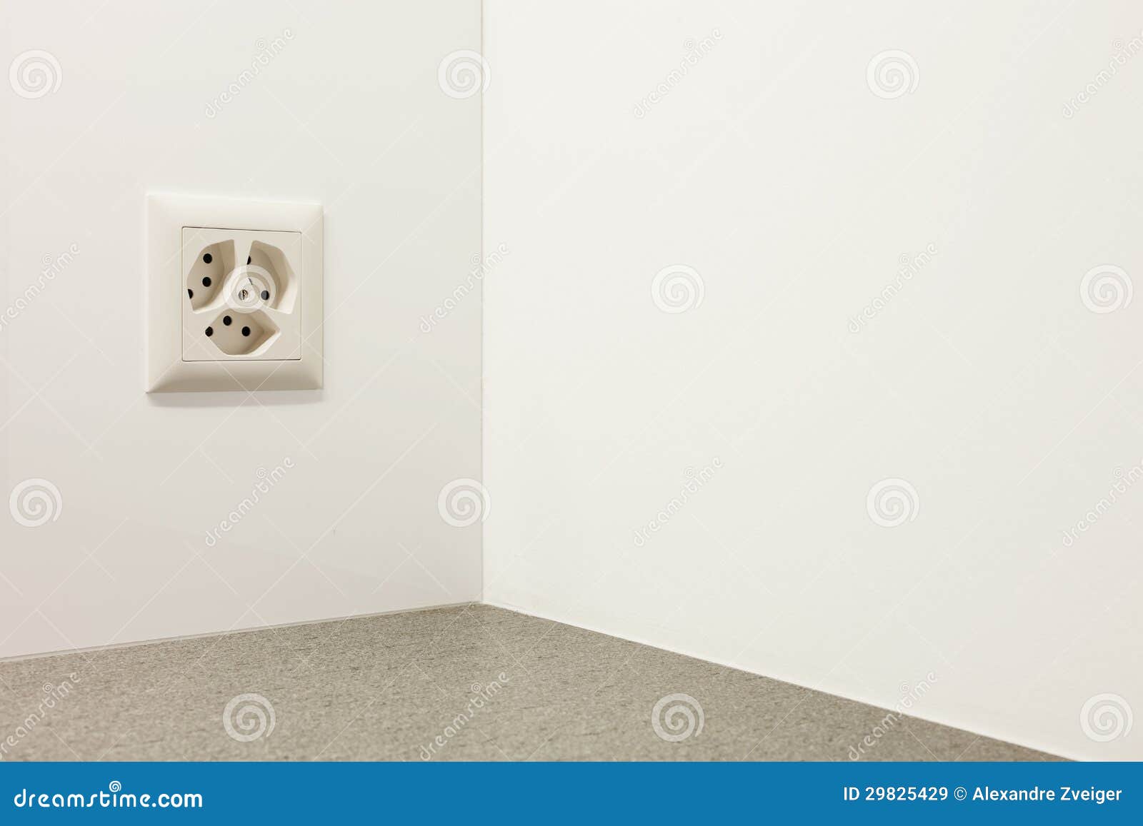 Electrical Outlet on a Wall Stock Image - Image of charge, supply: 29825429