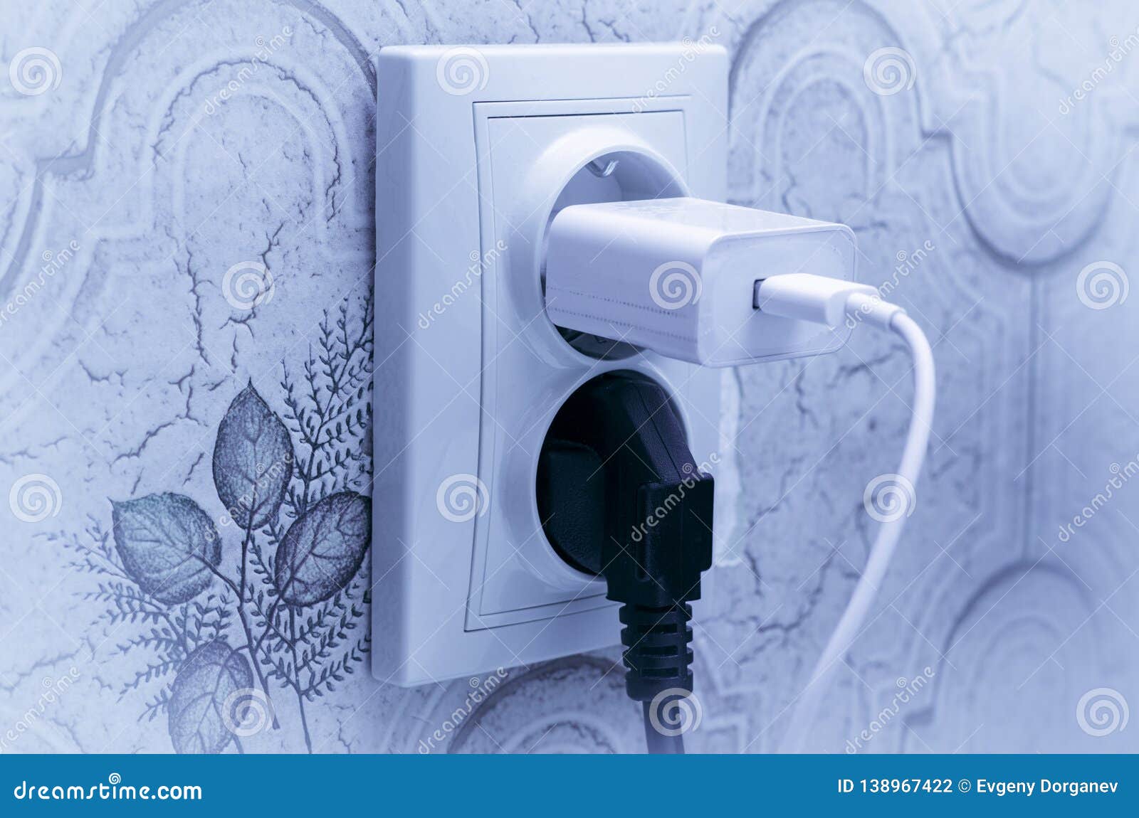 Electrical Outlet in the Wall Stock Photo - Image of indoor, grid ...