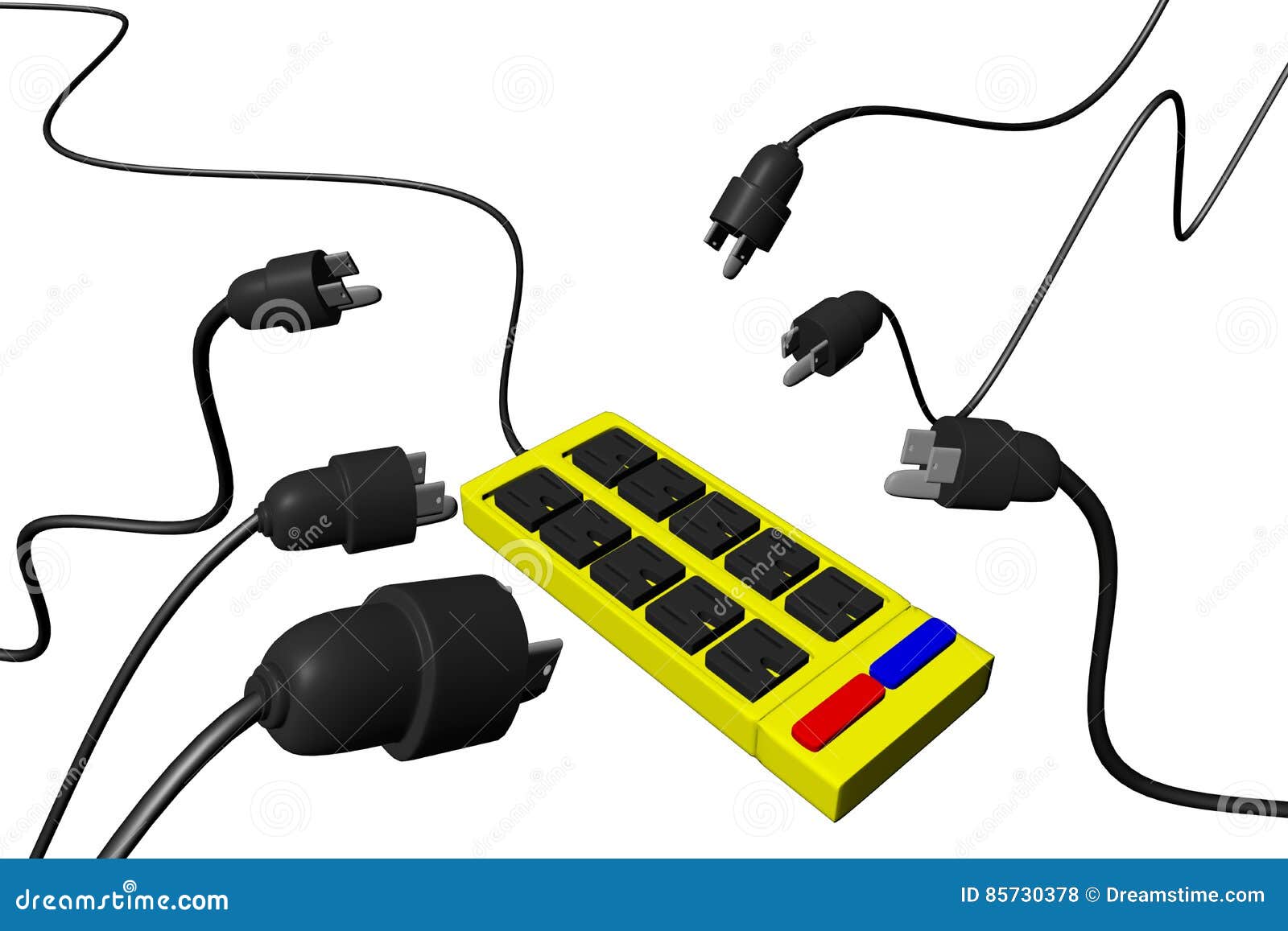 Electrical outlets stock illustration. Illustration of energy - 85730378