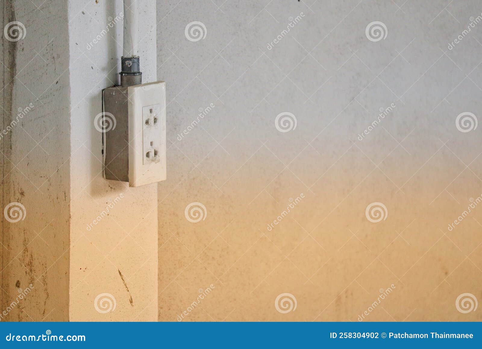 Electrical Outlets and Switches Installed Inside the Building in the ...