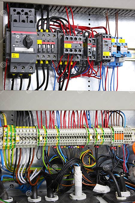 Electrical panel stock image. Image of control, component - 12800801