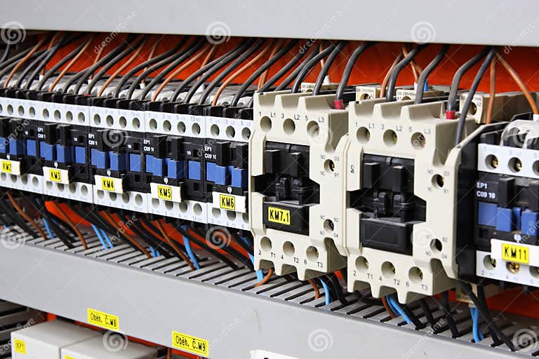 Electrical panel stock image. Image of fusebox, closeup - 12801013